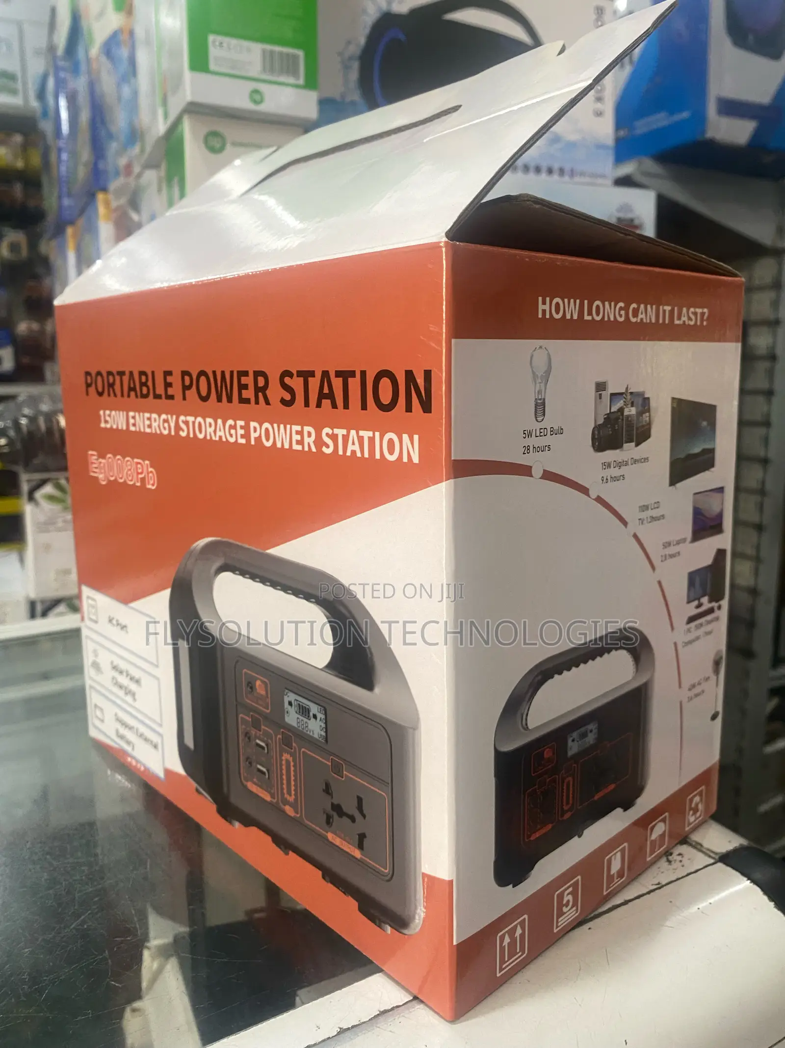 Eg008pb 150 Watts Portable Power Station 150w Solar Generator in Ikeja ...