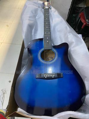 38-Inch Blue Cutaway Acoustic Guitar. in Ojo - Musical Instruments ...