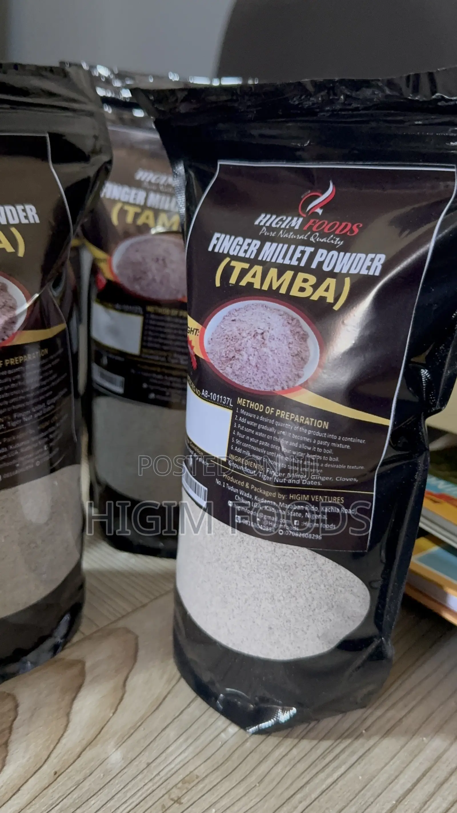 Higim Tamba/Ragi/Finger Millet Powder in Kaduna / Kaduna State - Food ...