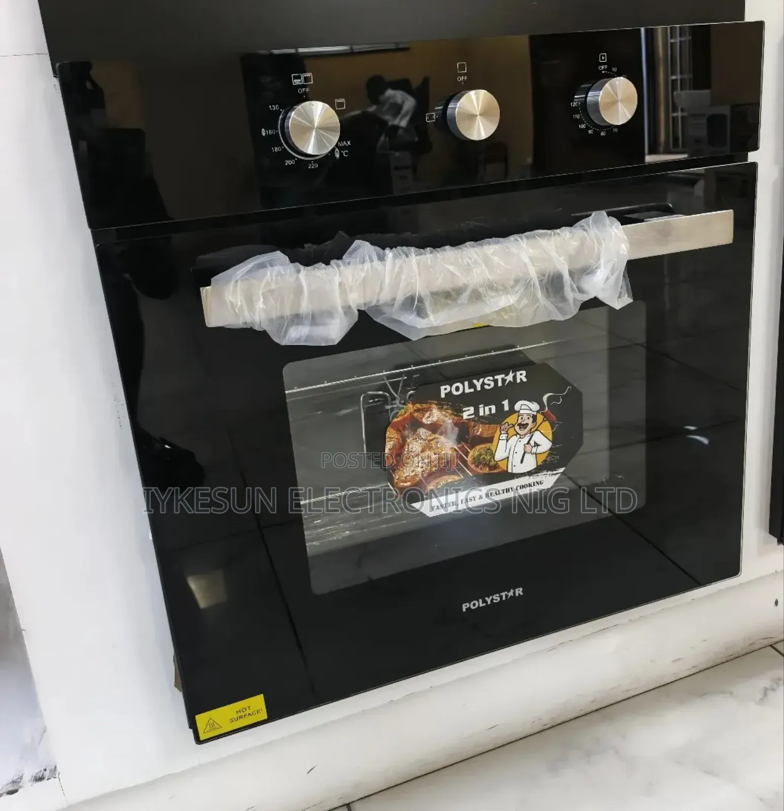 Original Polystar Built-in Gas Electric Oven With Grill Timer Etc. in ...