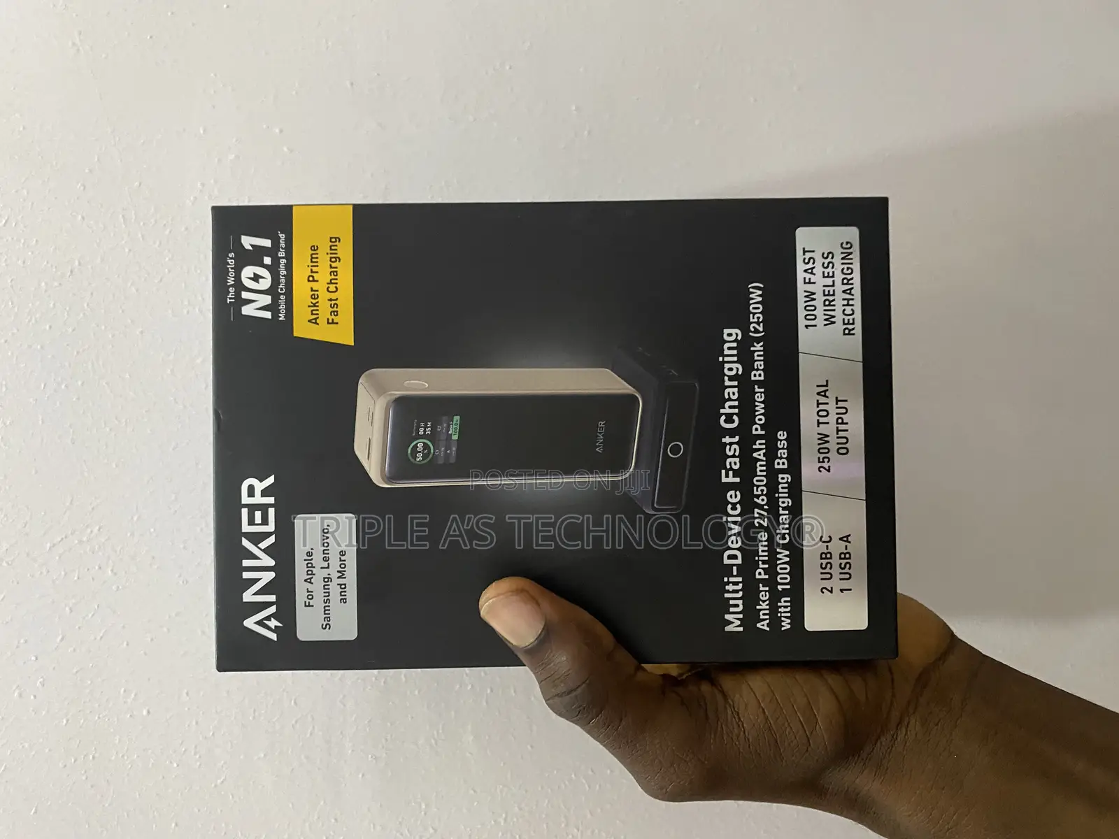 Anker Prime Laptop Power Bank With Charging Base (Gold) in Ikeja ...