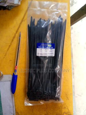 200mm X 4.8 Cable Ties Tie Wraps. White or Black. 8 Inches Long in ...