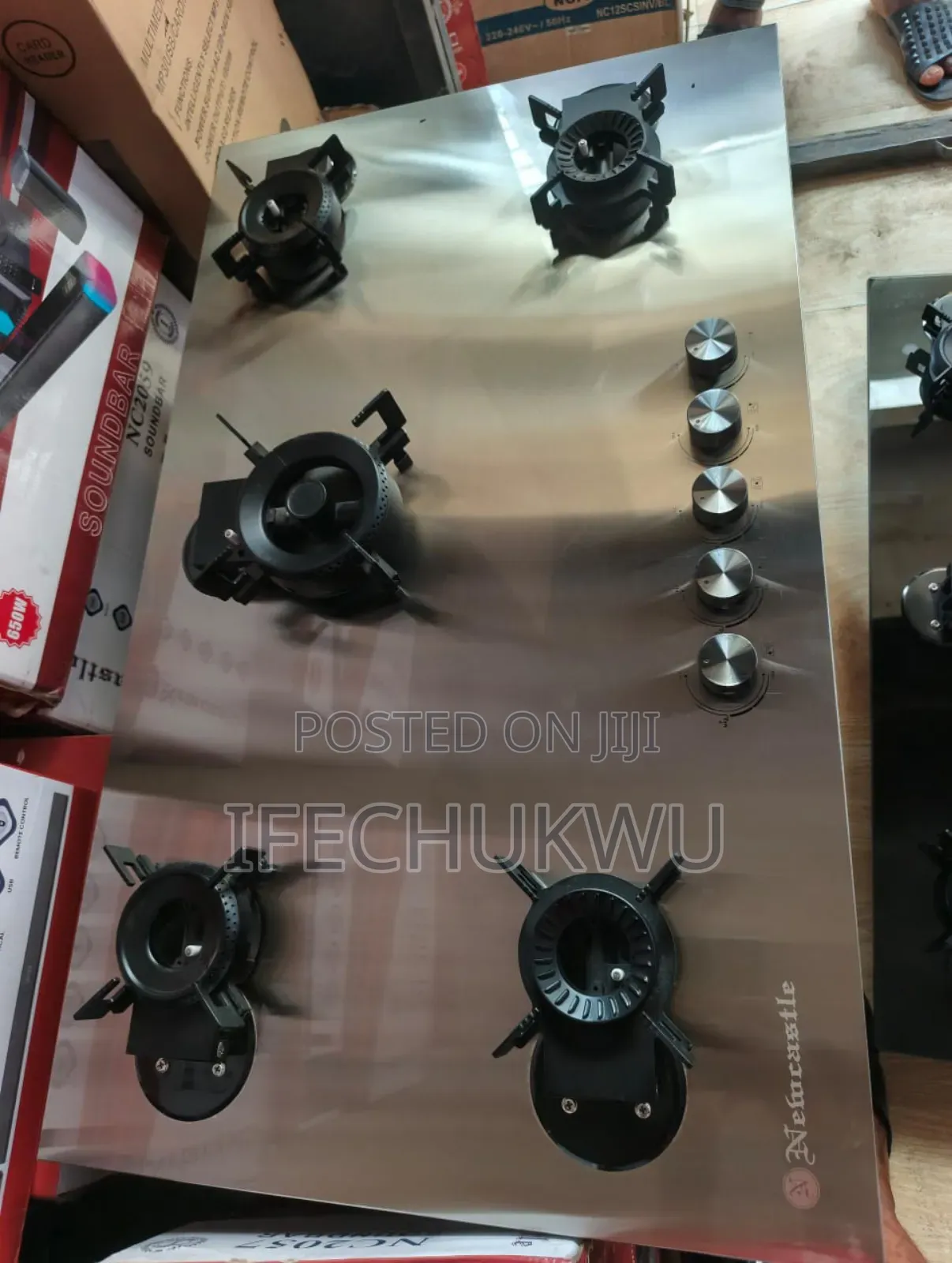 Original Newcastle Built-in Luxury Flips Up 5 Burners Gas Cooker Hob in ...