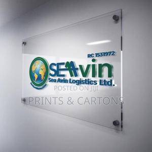 Wall Glass Signage Printing in Victoria Island - Printing Services ...