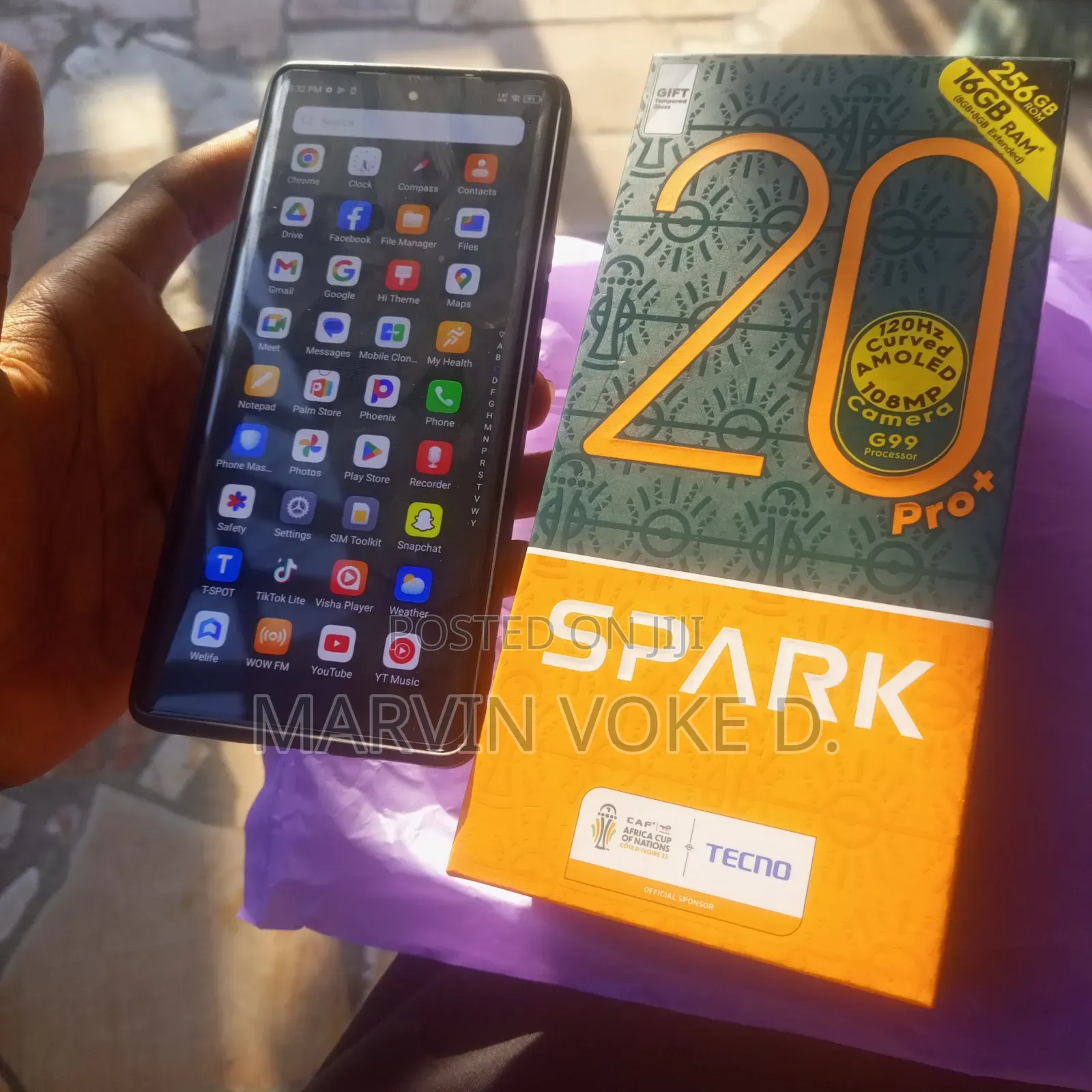 Tecno Spark 20 Pro Plus 256 GB Black in Sapele - Mobile Phones, Marvin ...