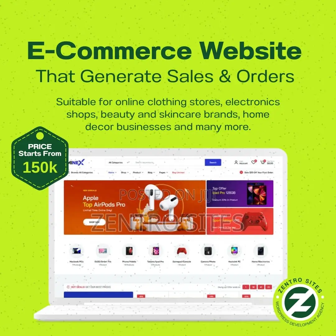 E-Commerce Website Design That Generates Sales Orders in Lekki ...