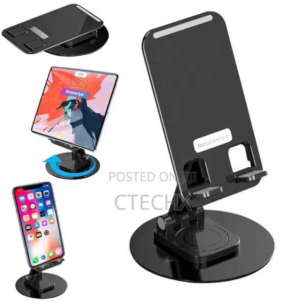 360° Rotation Adjustable Metal Phone Holder Tablet Stand for iPad . in ...