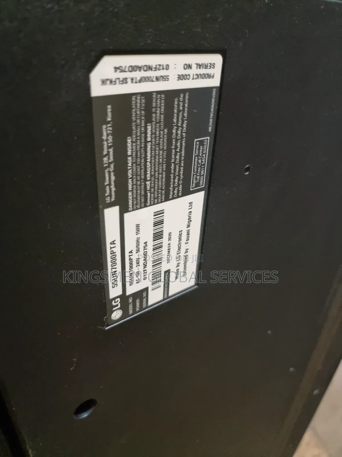 Lg Smart Tv 55" 4k in Ikorodu - TV & DVD Equipment, Kingsley Kingsmen ...