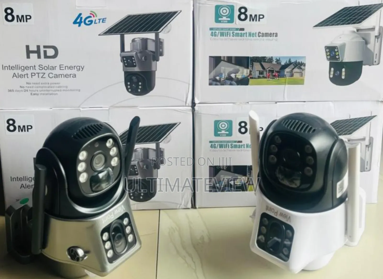 Simcard Solar CCTV Camera Dual Lens 8mp in Owerri - Security ...