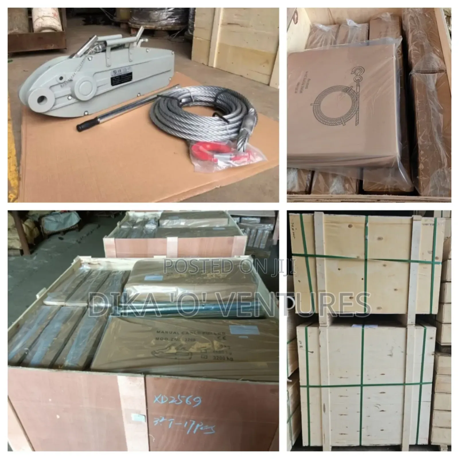 1.6ton Wire Rope Manual Operated Pulling Winch W/20m Cable in Amuwo ...