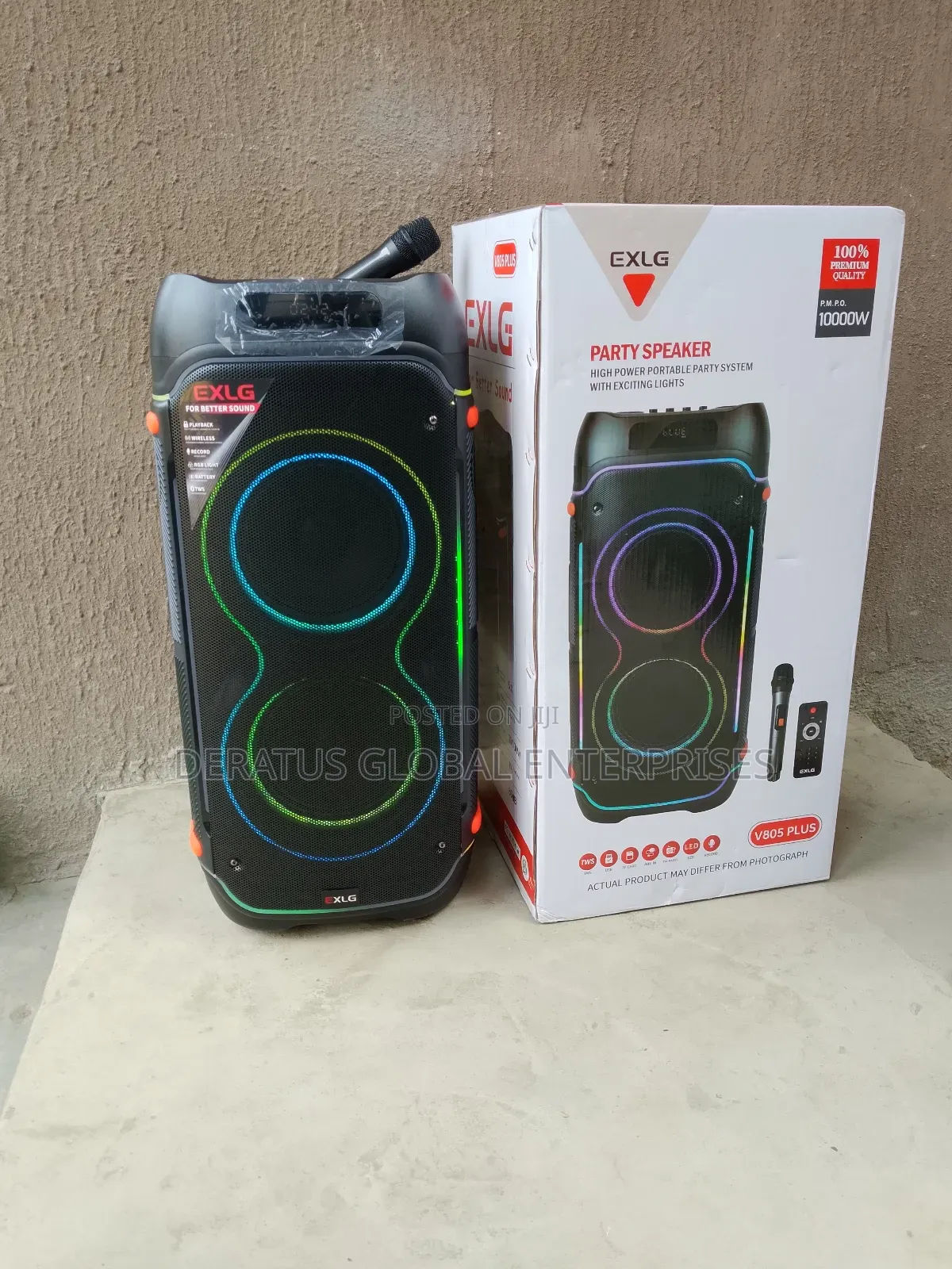 Exlg V805 Rechargeable Party Speaker in Ojo - Audio & Music Equipment ...