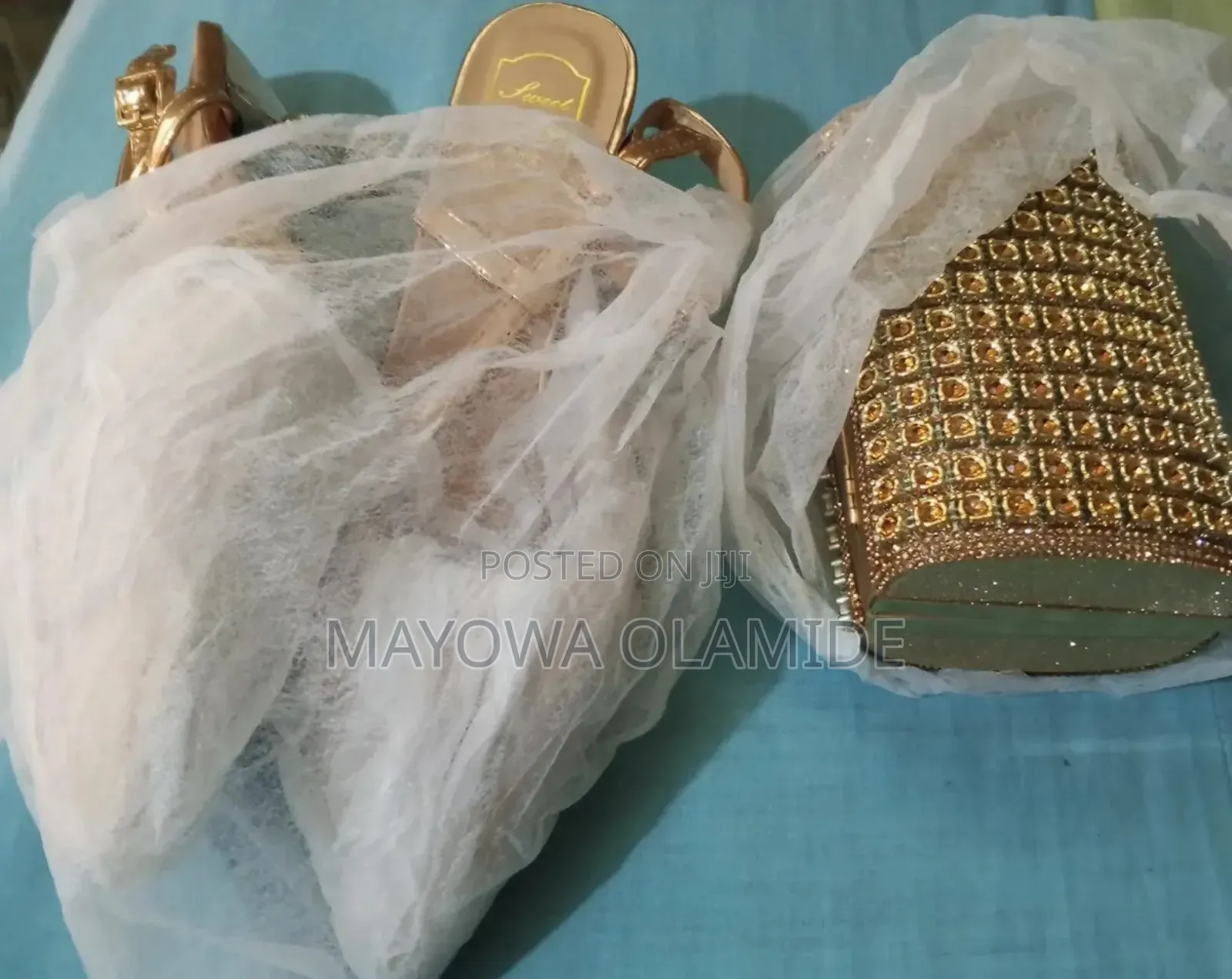 Shoe and Bag Gold Color in Ojo - Shoes, Mayowa Olamide | Jiji.ng