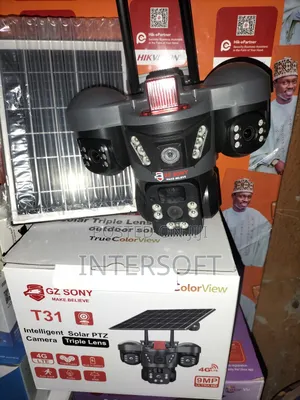 4 Len 3vew Sony T31 Intelligent Solar PTZ Camera. in Ikeja - Security ...
