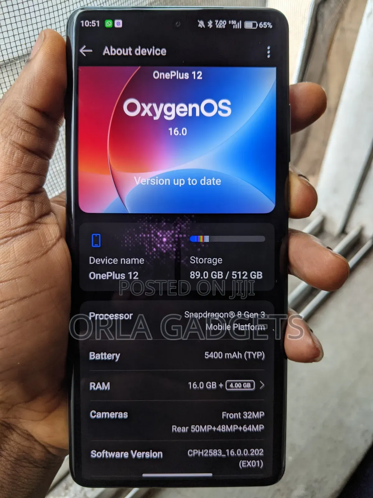 OnePlus 12 512 GB Blue in Ikeja - Mobile Phones, Orla Gadgets | Jiji.ng