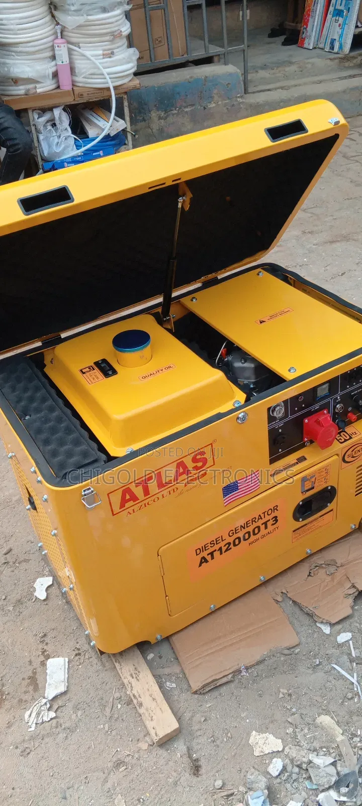 Original Atlas 12000 Model Number 10kva Three Phase Diesel in Lagos ...