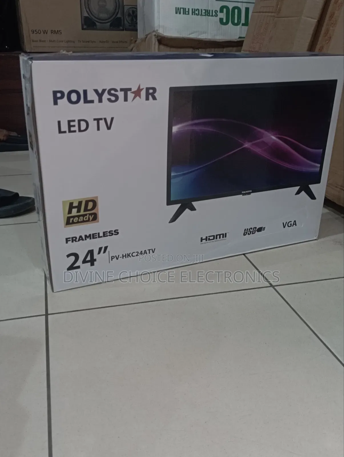 Polystar 24-Inches Full Hd Led Tv With Hdmi + Free Wall Bracket in Ojo ...