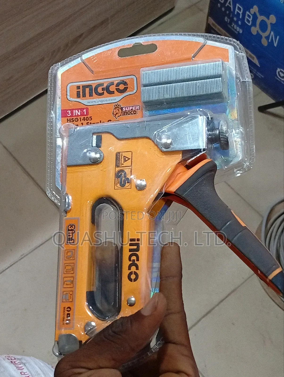 The Ingco Hsg1405 Heavy-Duty 3-in-1 Manual Staple Gun. in Apo District ...