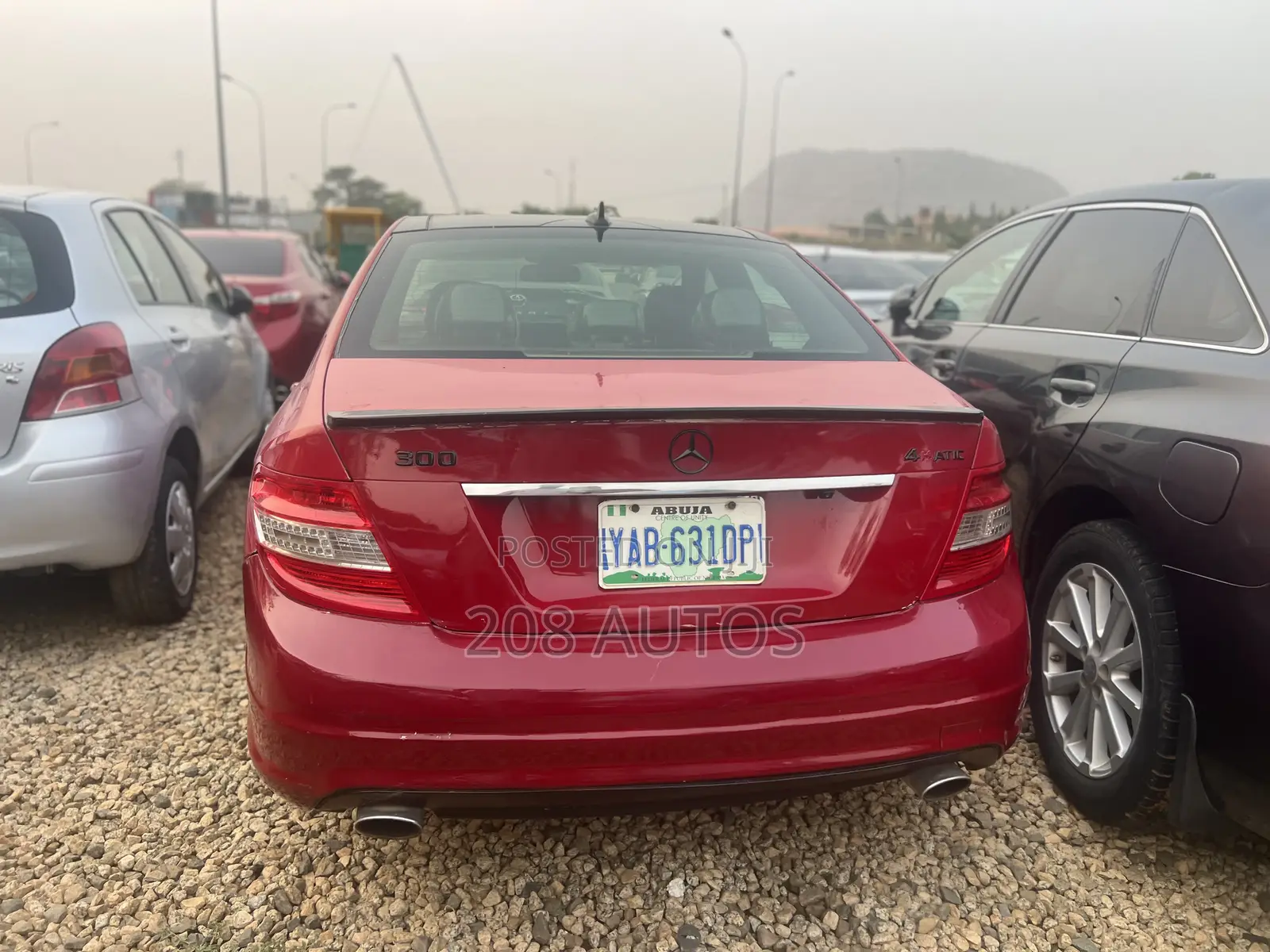 Mercedes-Benz C300 Sport Sedan AWD (3.0L 6cyl 7A) 2008 Red in Gwarinpa ...