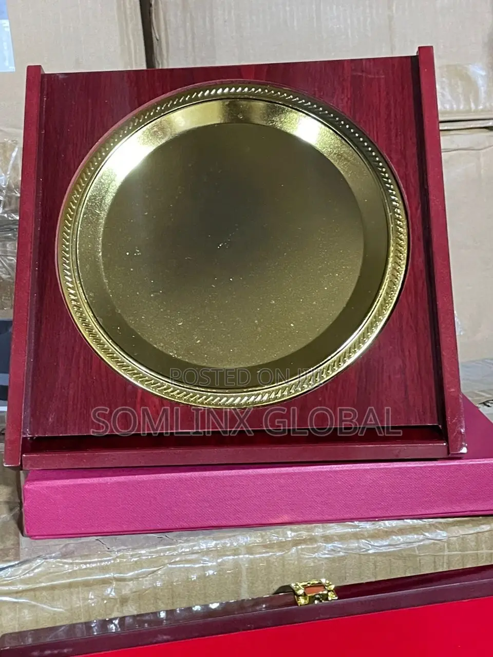 Wooden Plate Award Plaque in Mushin - Arts, Crafts & Awards, Somlinx ...