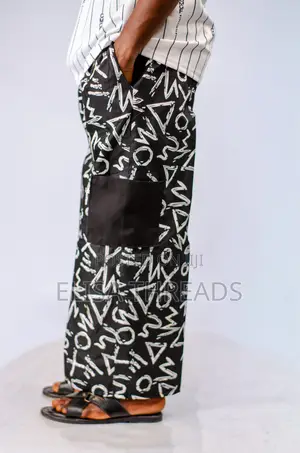 Unisex Ankara Cargo Pants in Ikorodu - Clothing, Elisa Threads | Jiji.ng