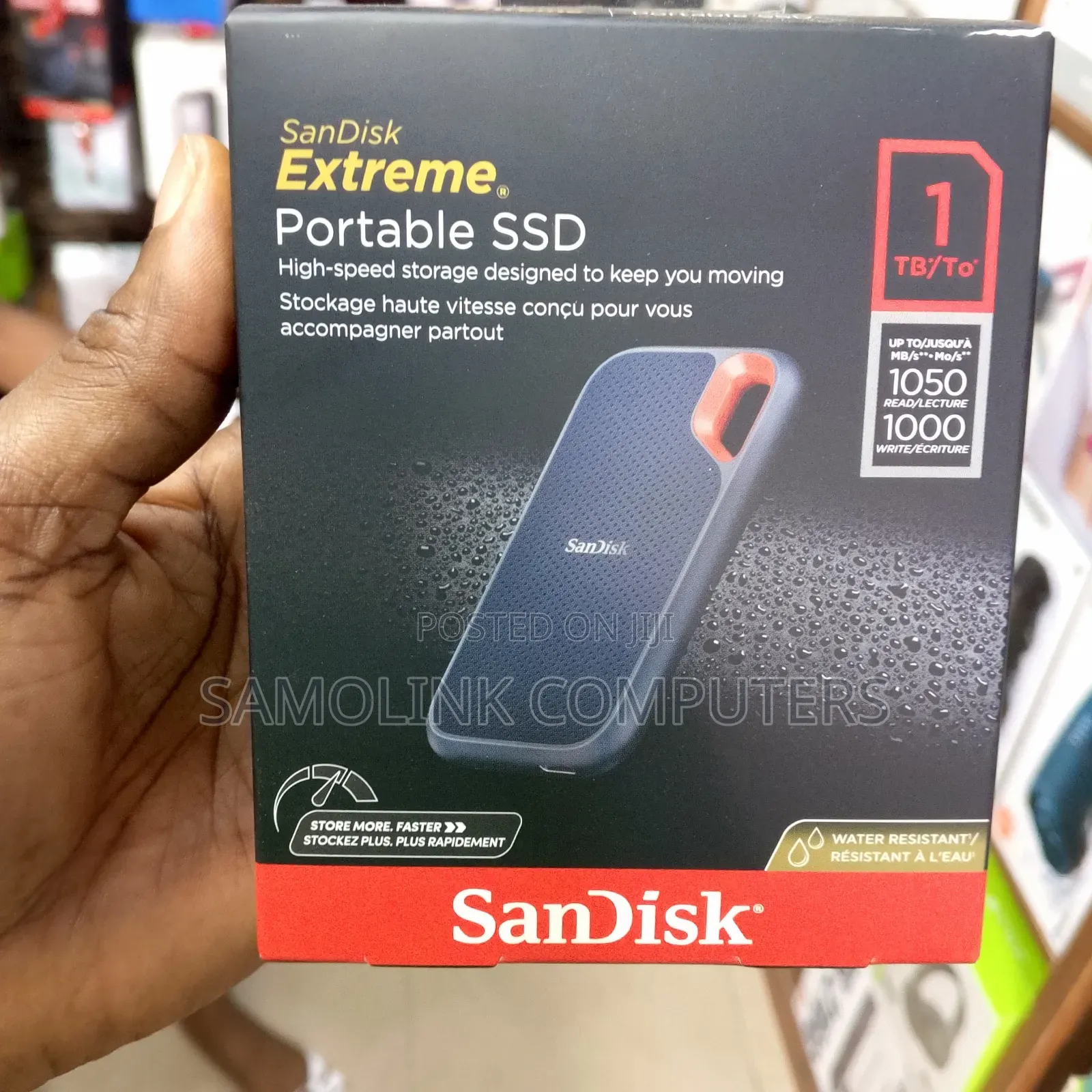 Sandisk Extreme Portable SSD Plus 1tb Hard Drive for sale - SAMOLINK ...