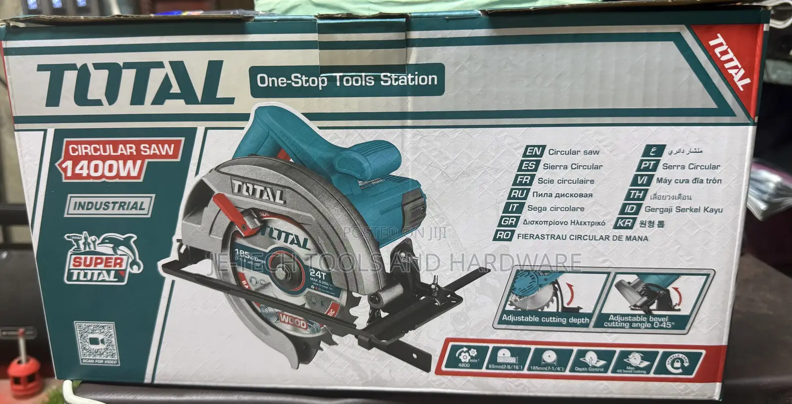 Total 1400w Industrial Circular Saw (Model Ts11418526). in Lagos Island ...