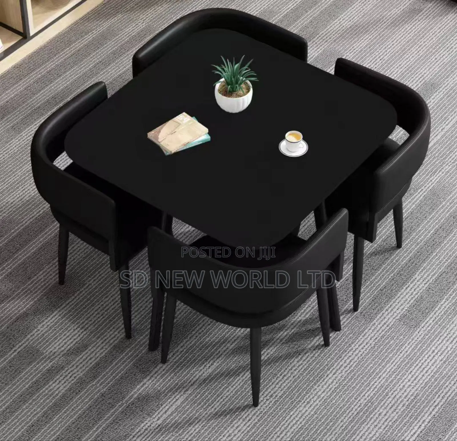 4 Seater Black Marble Dining in Amuwo-Odofin - Furniture, Sd New World ...