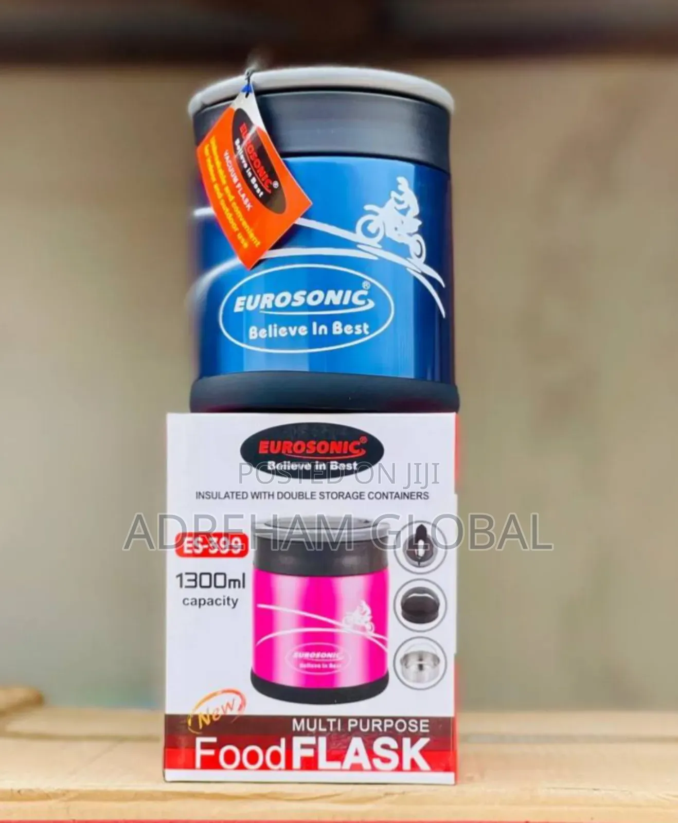 Eurosonic Food Flask 1300ml(1.3l) Es 399 in Ibadan - Kitchenware ...