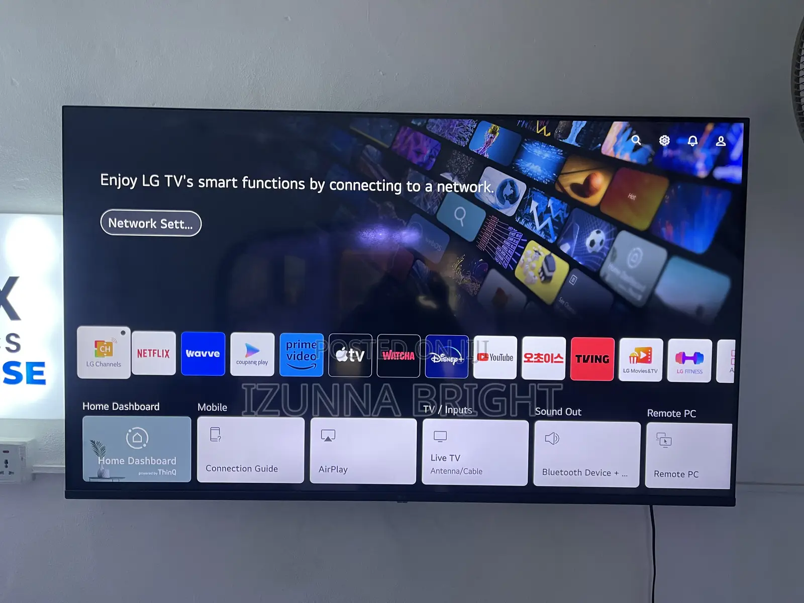 Lg 55” Uhd Smart Tv – Crystal Clear Picture! in Ojo - TV & DVD ...