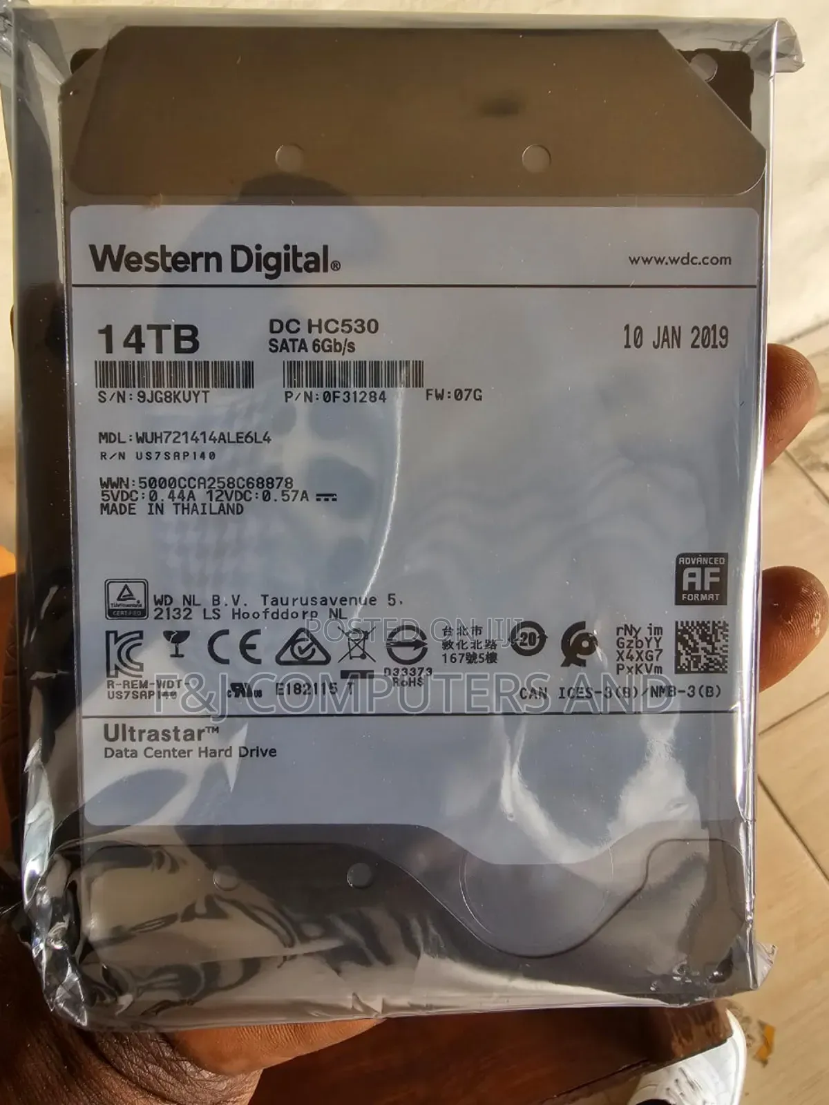 Western Digital Wd 14tb Internal HDD Desktop in Ikeja - Computer ...