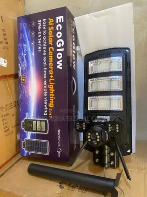 Ecoglow Ai Solar Street Light With PTZ Camera – 3-in-1 in Gudu ...