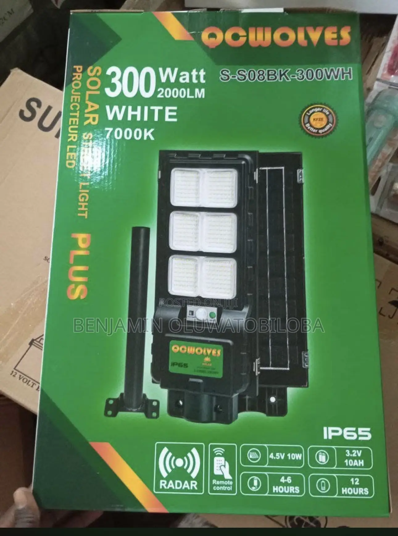 Qcwolves Street Light in Ojo - Lighting, Benjamin Oluwatobiloba | Jiji.ng