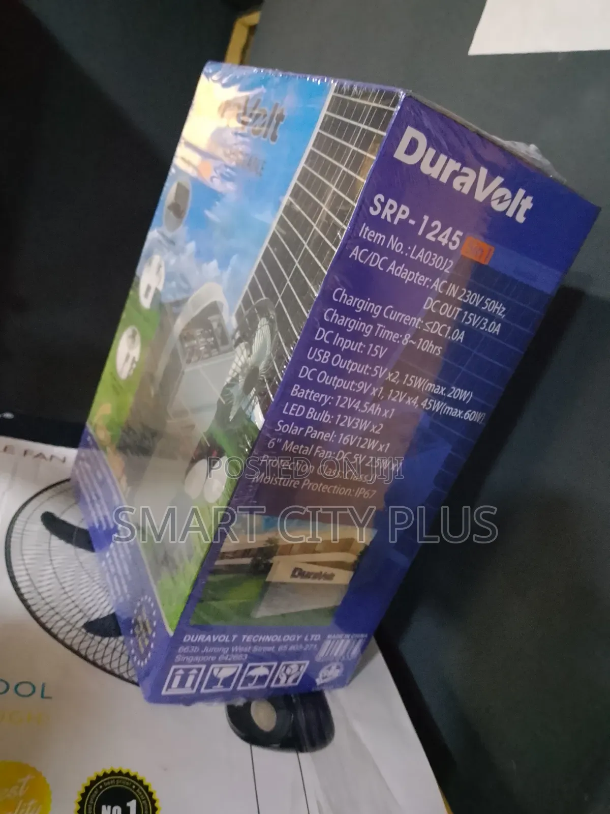 Duravolt SRP-1245 Solar Power Kit With Panel, Fan Led Bulbs in Ajah ...