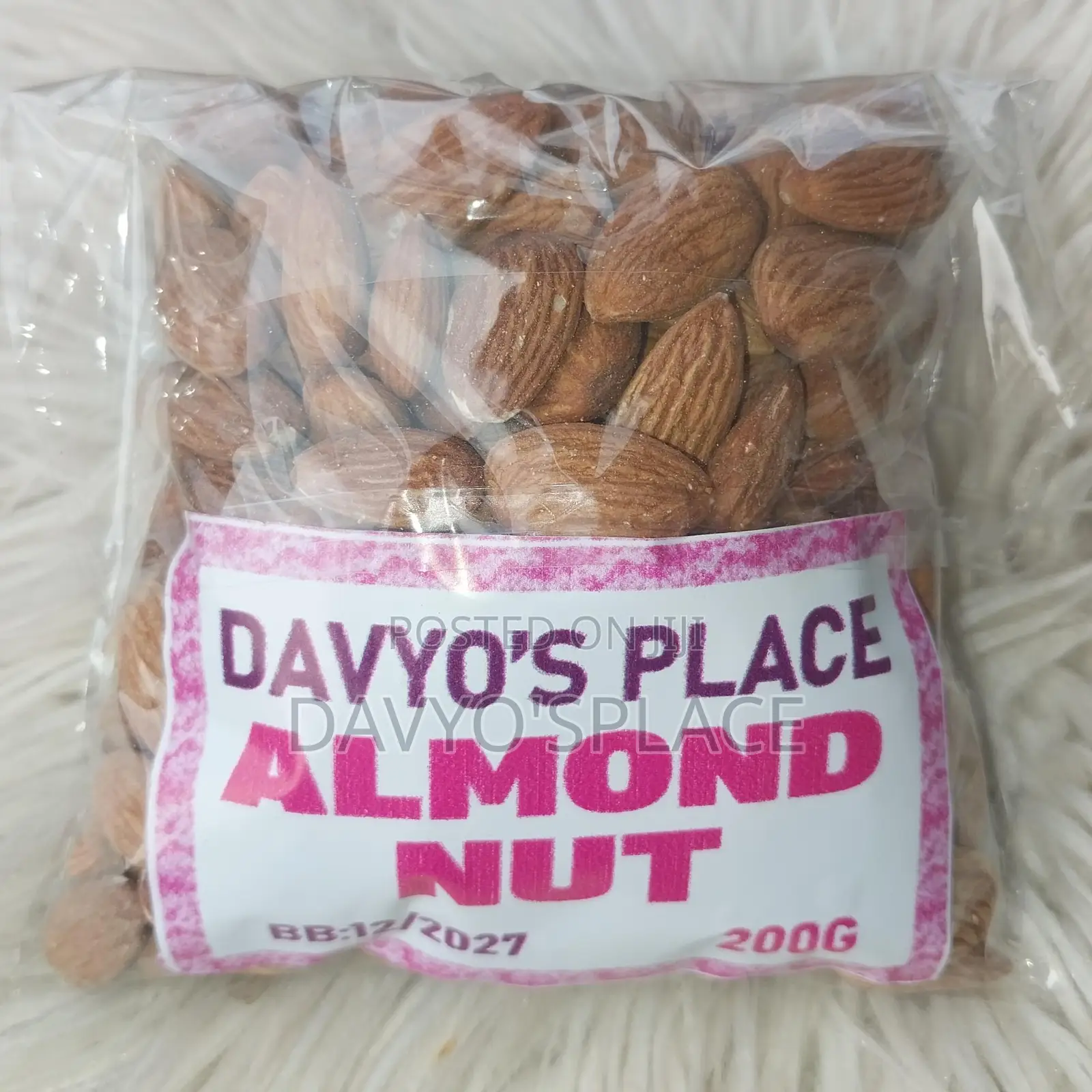 Whole Natural Almond Nuts 200g in Abule Egba - Vitamins & Supplements ...