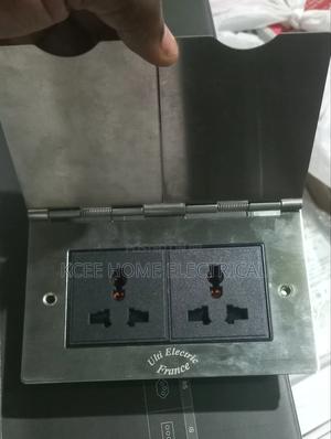 13a Double Floor Power Socket With Cover – Strong Durable in Ojo ...