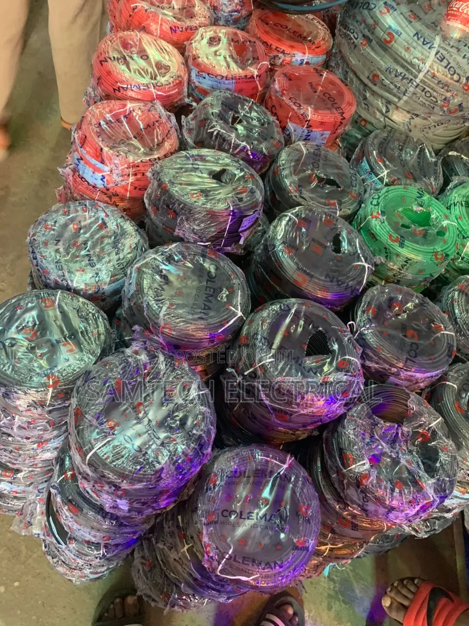 1.5mm,2.5mm,4mm,6mm,16mm Cole Man Wire in Lagos State - Electrical ...