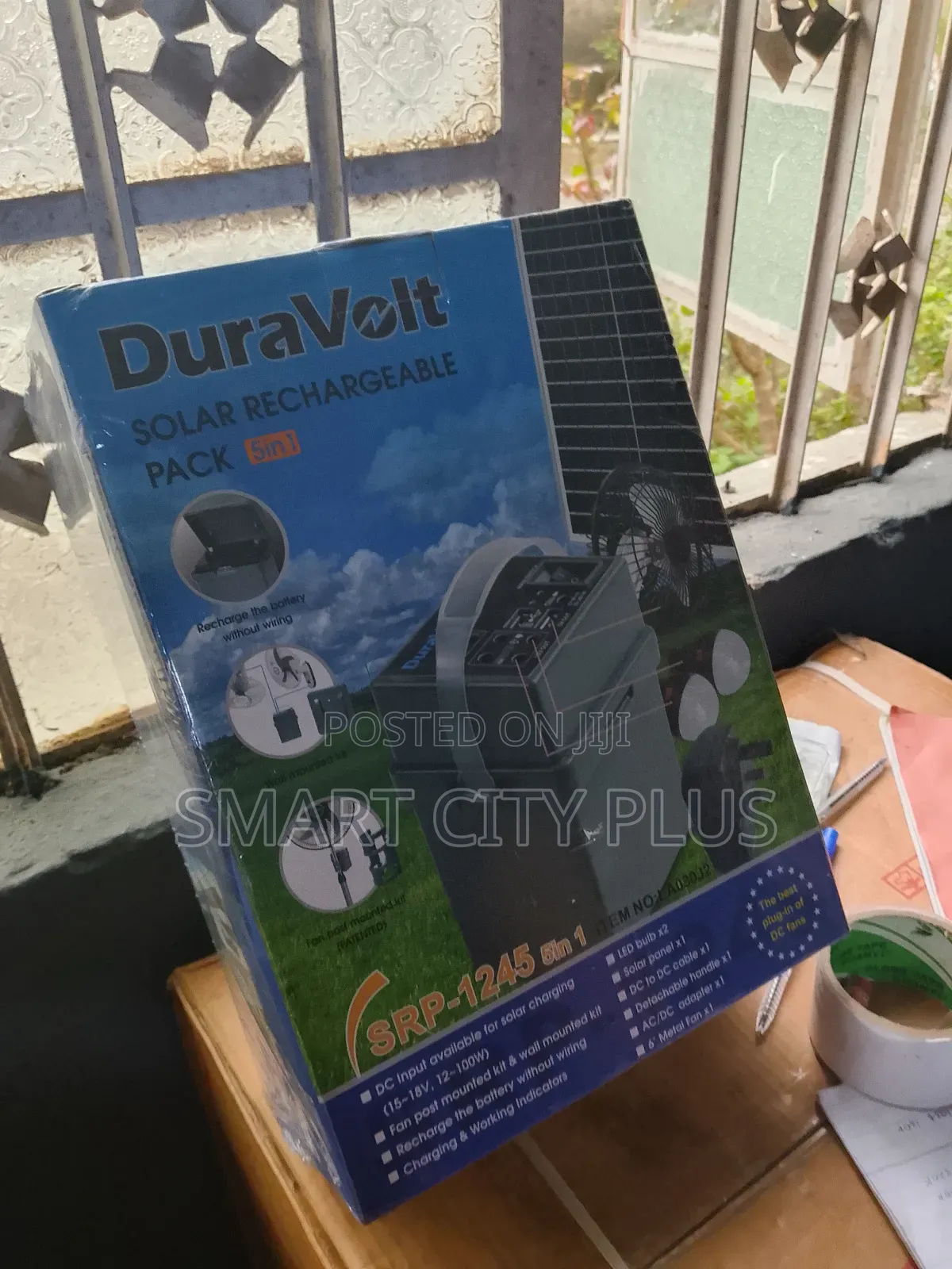 Duravolt SRP-1245 Solar Charging System With Fan and Bulbs for sale ...