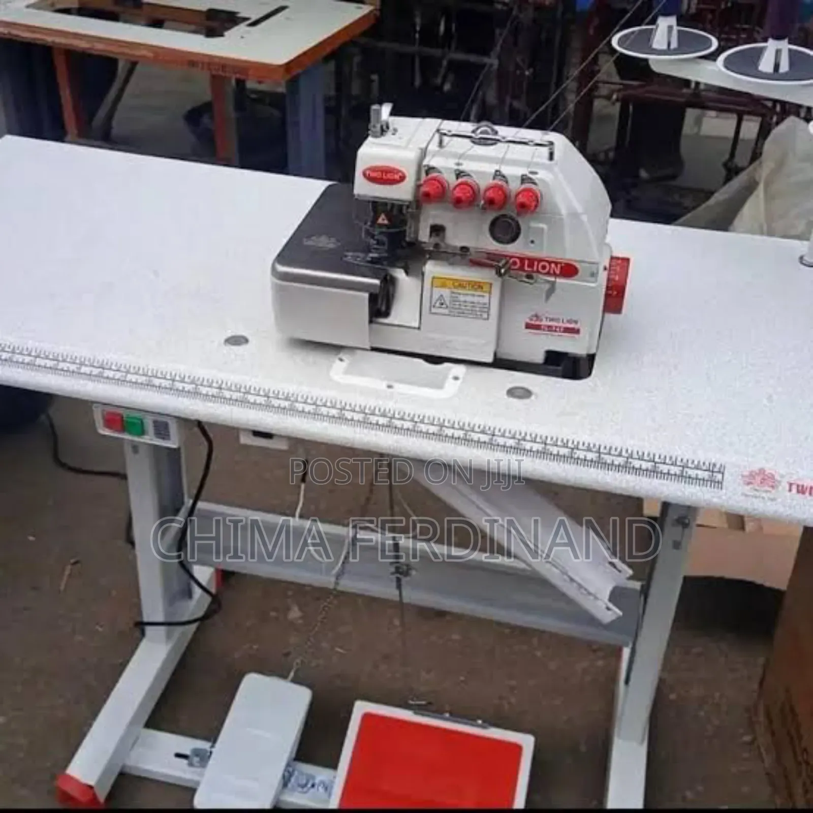 4 Thread Emel Industrial Overlocking Machine With Energy Saving Motor ...