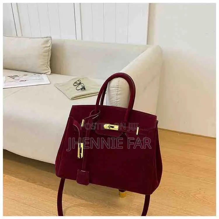 Birkin 30 Inspired Suede Leather Handbags in Ajah - Bags, Jhennie Far ...