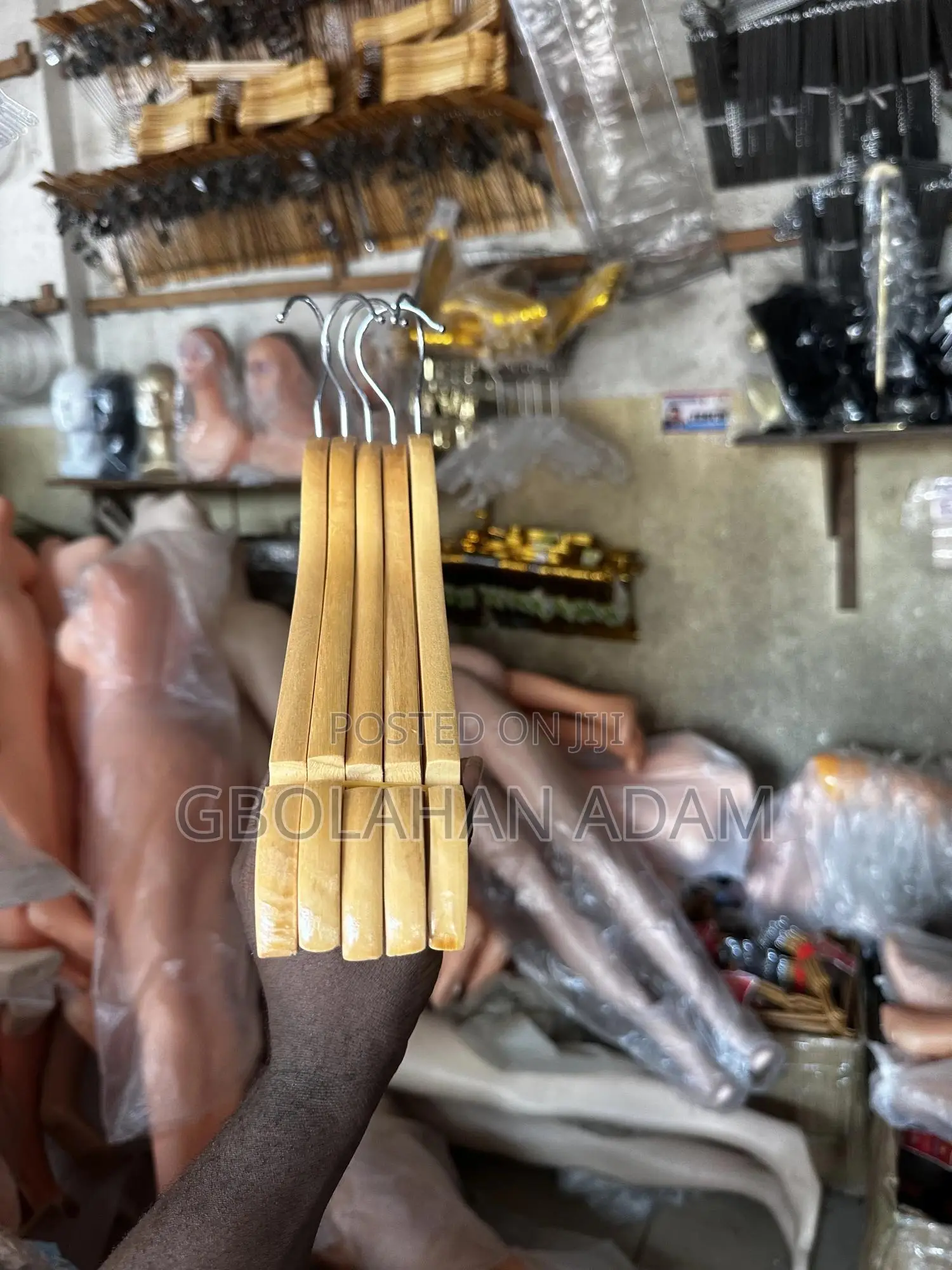 10pcs Wooden Clothes Hanger in Lagos Island (Eko) - Storage ...