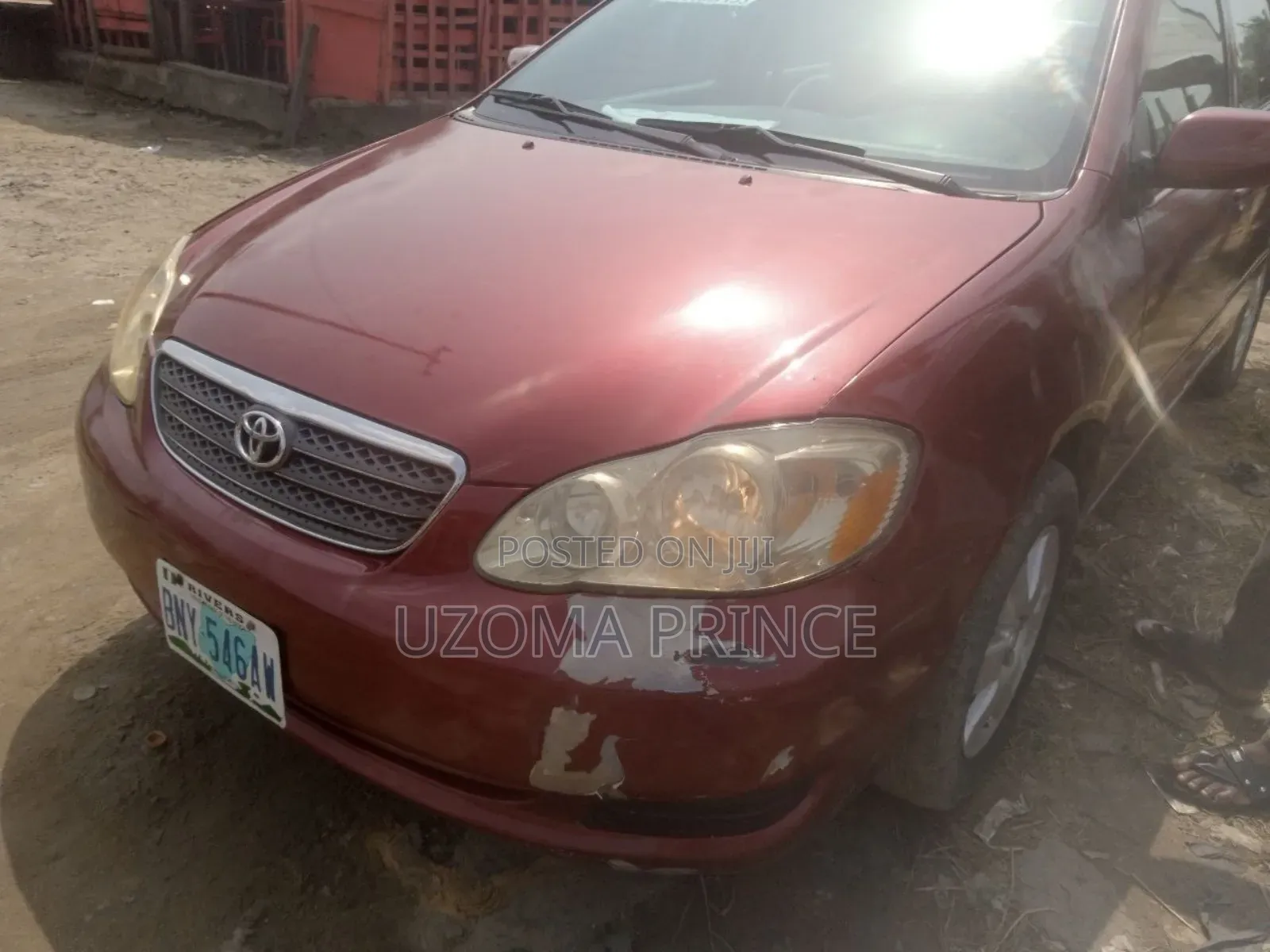 Toyota Corolla 2006 Red in Port-Harcourt - Cars, Uzoma Prince | Jiji.ng