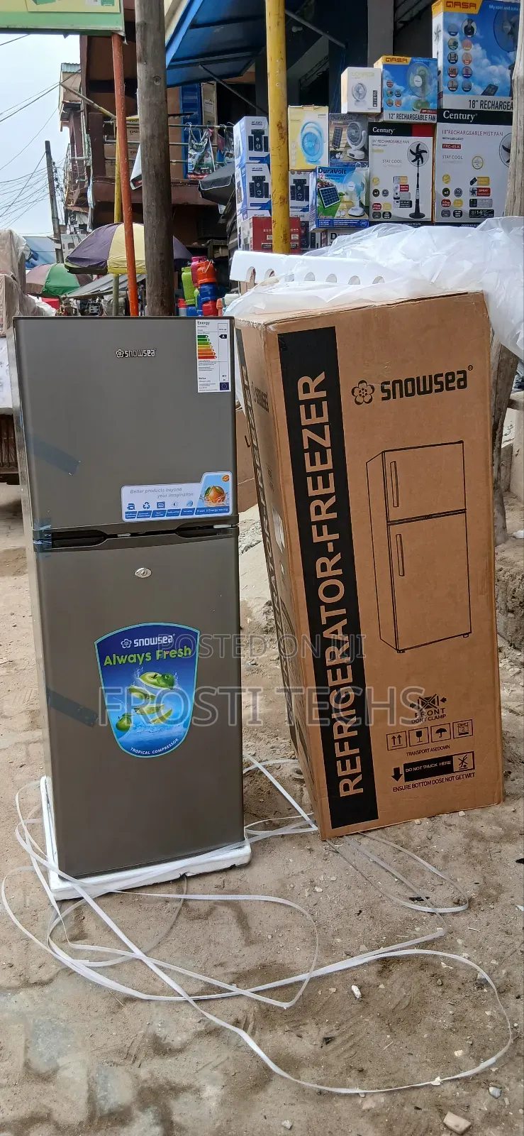 Snowsea Bcd198 Double Door Fridge in Ojo - Kitchen Appliances, Peters ...