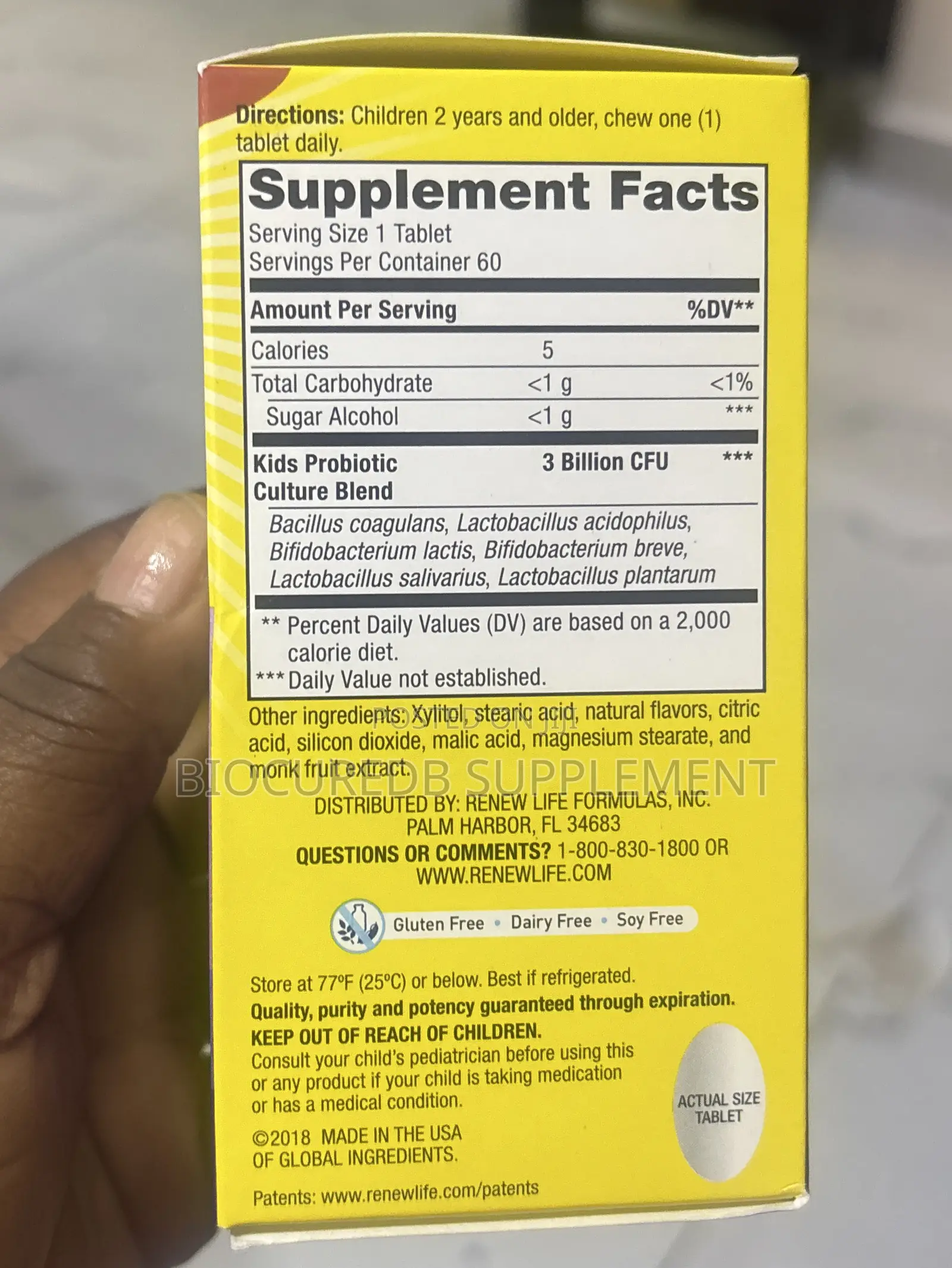 Renew Life Kids Probiotic in Ikeja - Vitamins & Supplements, Biocuredb ...