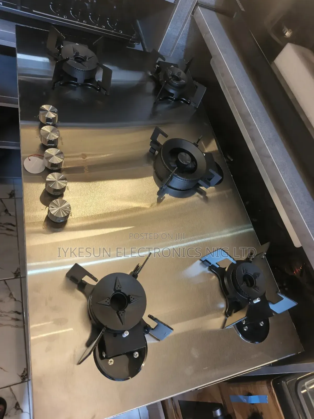 Original Yohako Nade in Turkey Built-in Flips Up 5 Burners Gas Cooker ...