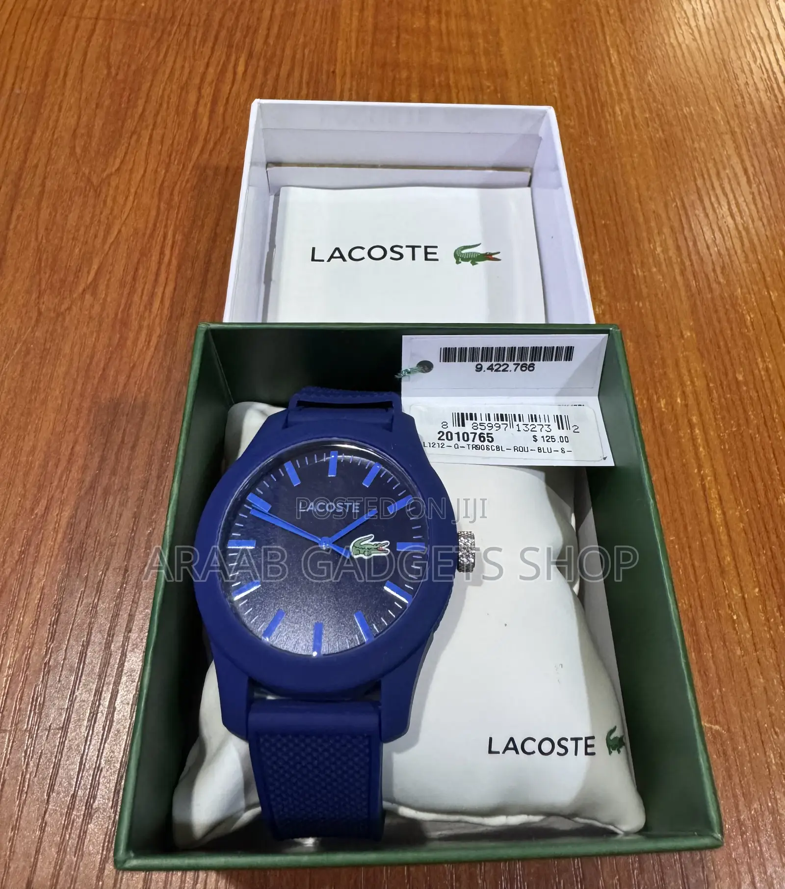 Lacoste.12.12 Blue Silicone Strap Watch in Ibadan - Watches, Araab ...