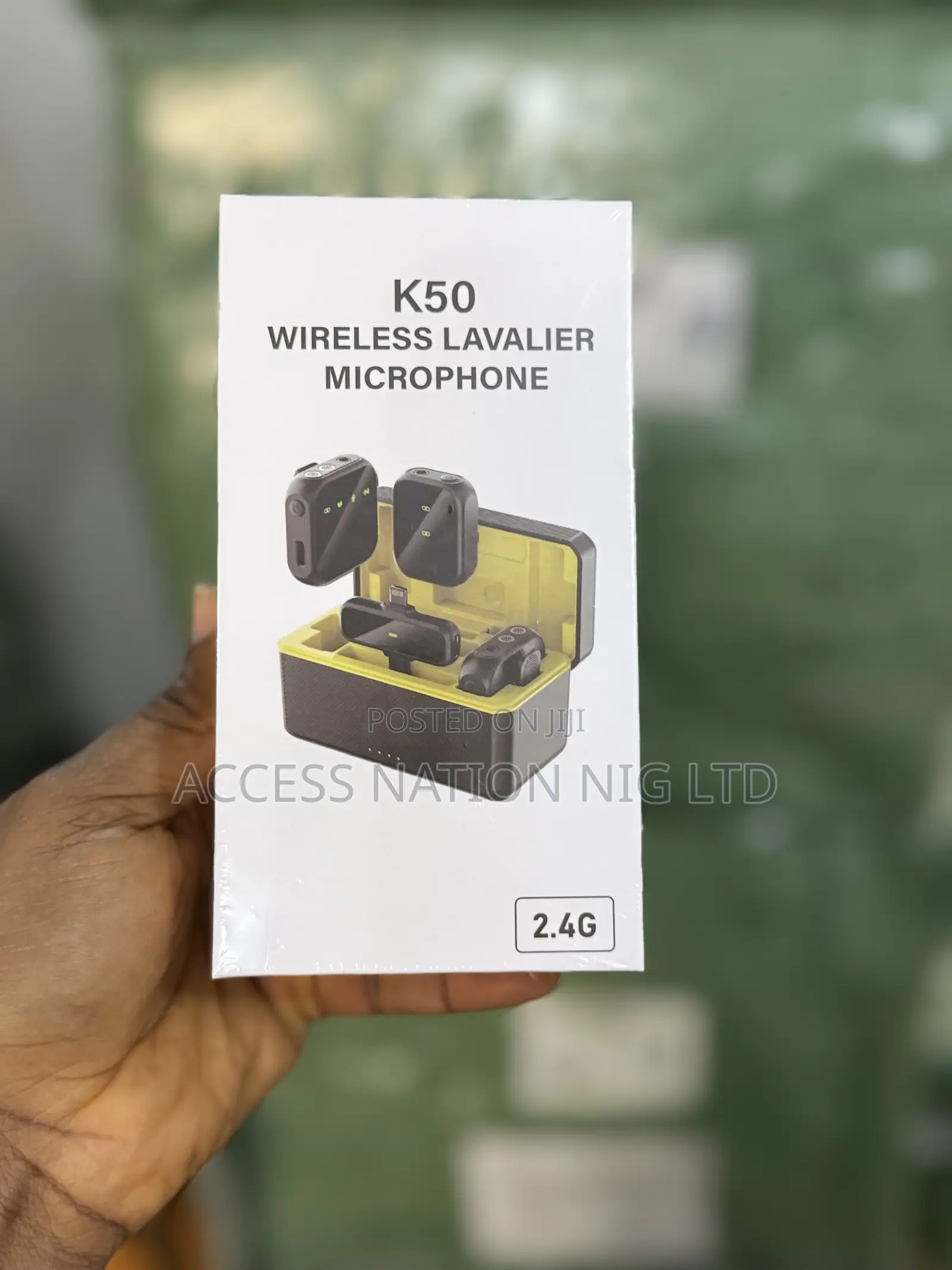 Wireless Lavalier Microphone With Double Mic and Double Receiver in ...