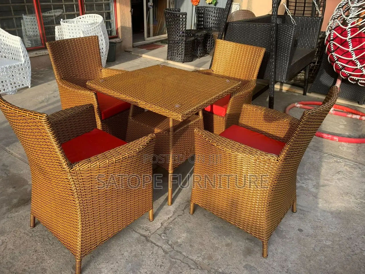 Outdoor and Garden Rattan Chair in Sagamu - Furniture, Satope Furniture ...