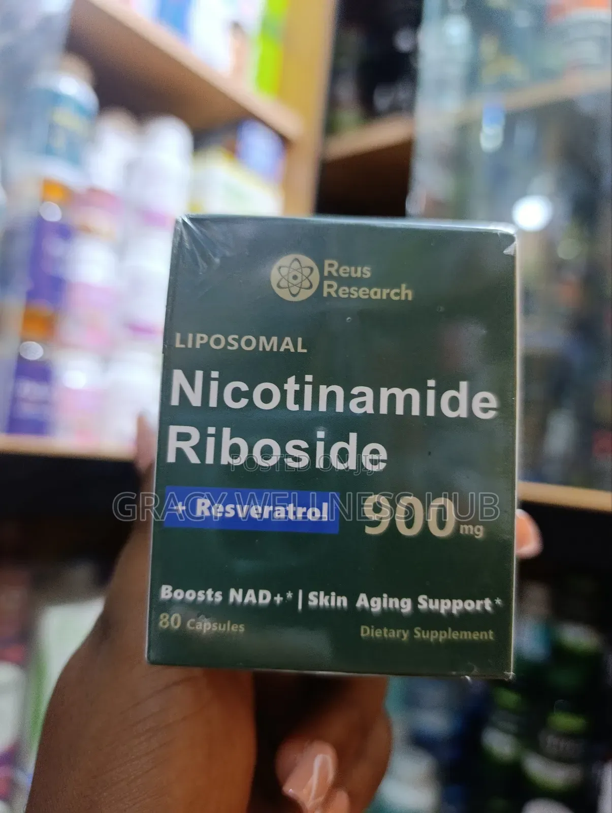 Reus Research Nicotinamide Riboside + for sale - GRACY WELLNESS HUB ...