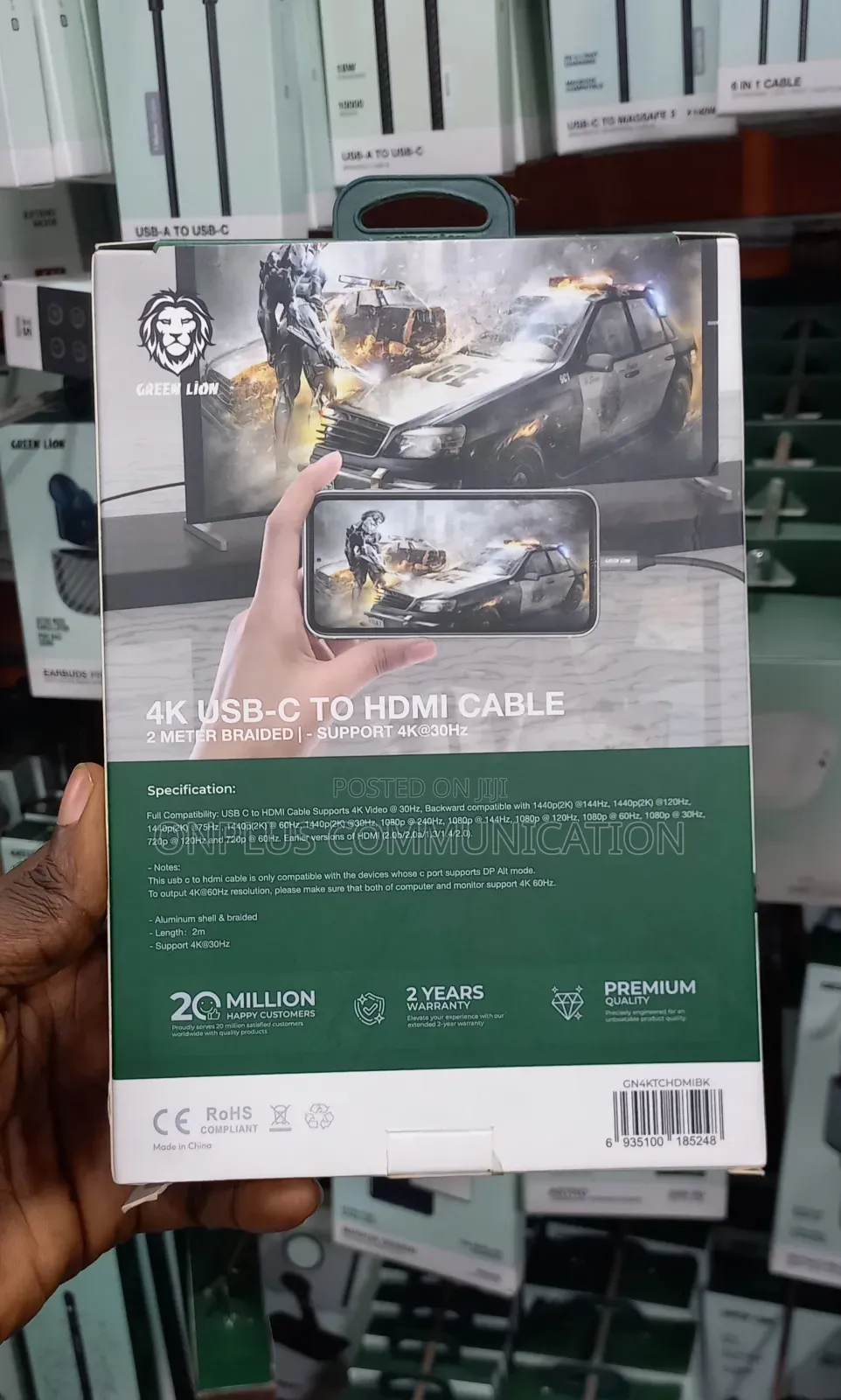 Green Lion Usb-C to Hdmi Cable in Ikeja - Accessories for Phones ...
