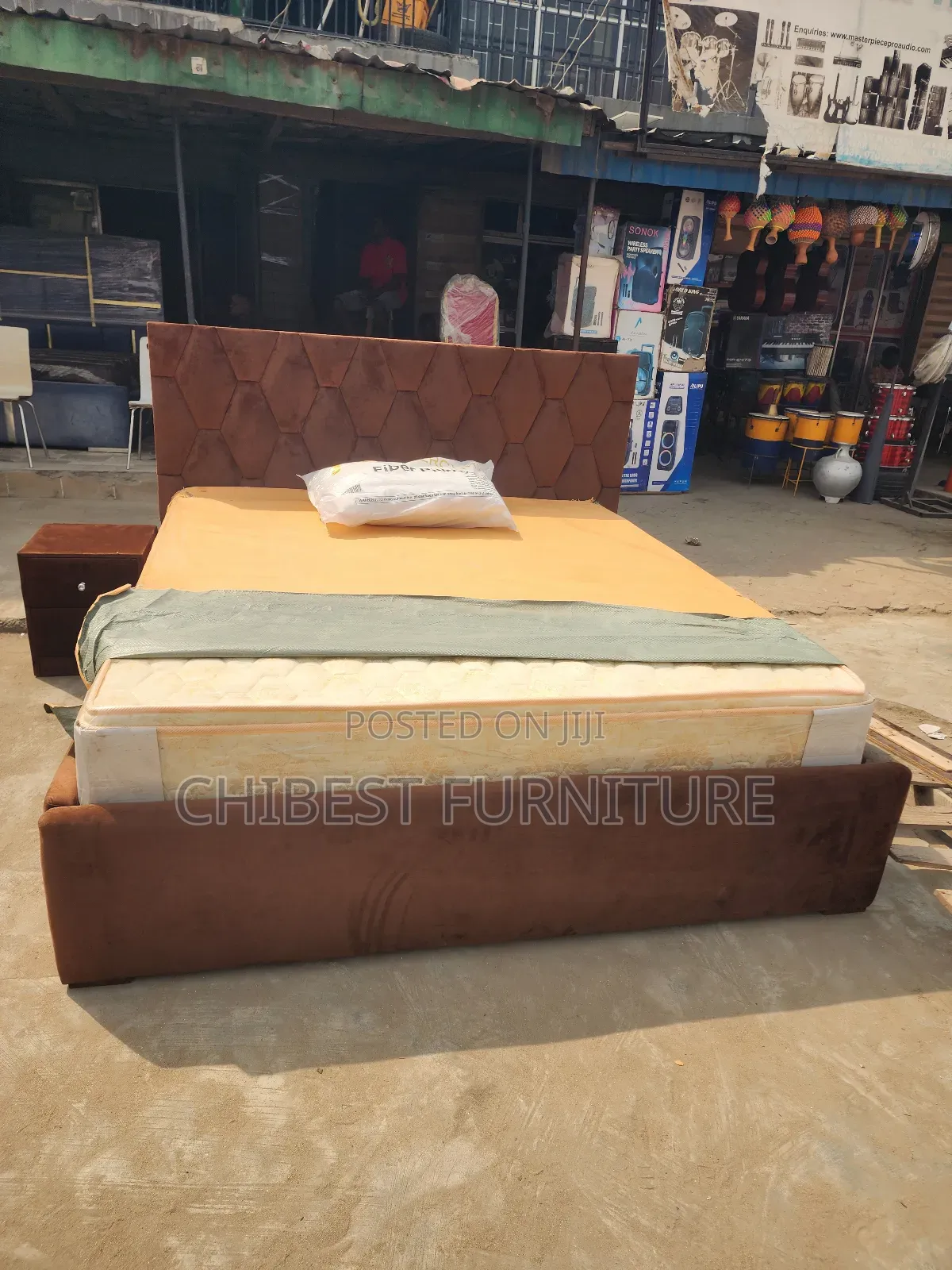 Standard 4ft 6by6 Bed Frame With A Drawer for sale - Chibest Furniture ...